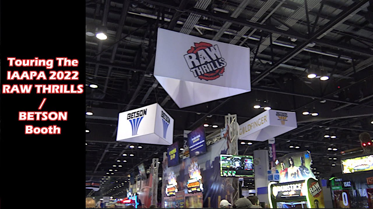 The Raw Thrills Booth Of IAAPA 2022 - YouTube