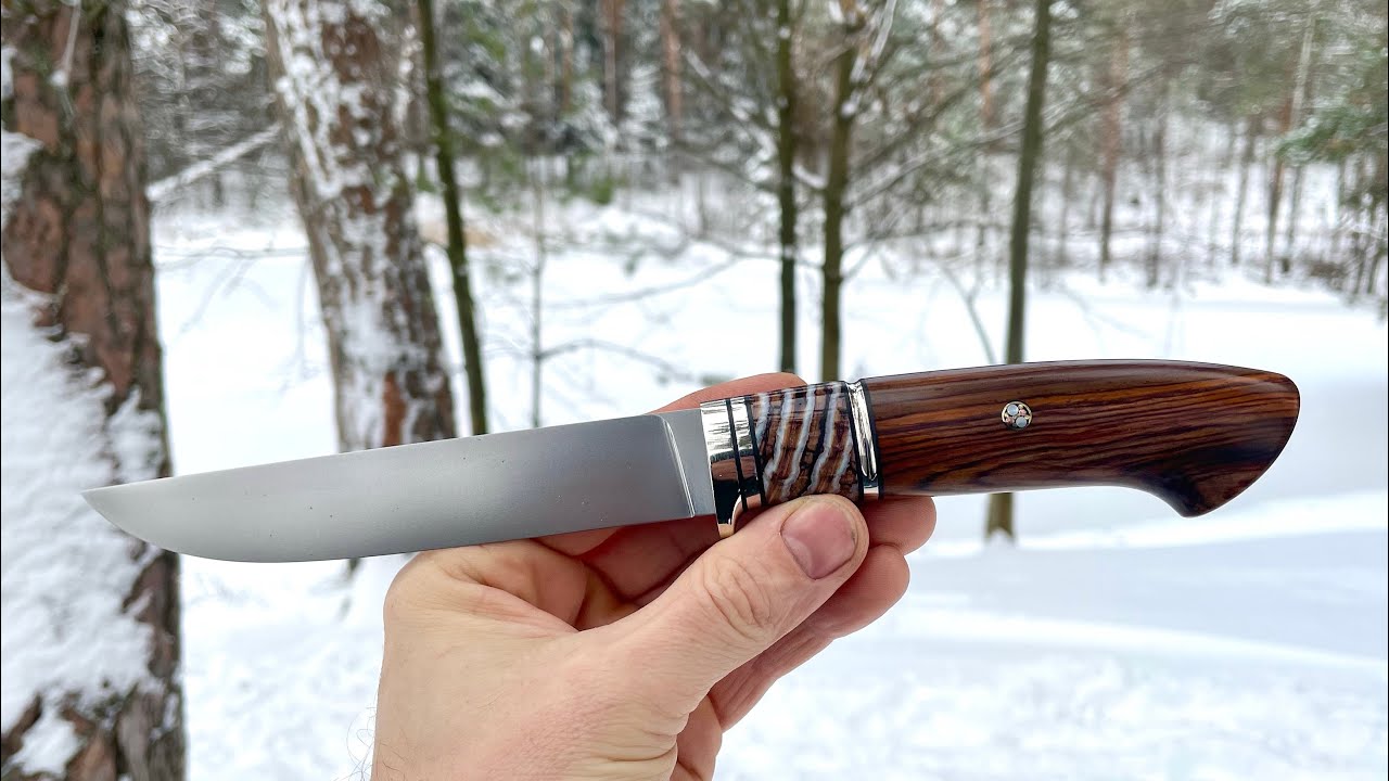 Нож из стали Vanax 37 - YouTube
