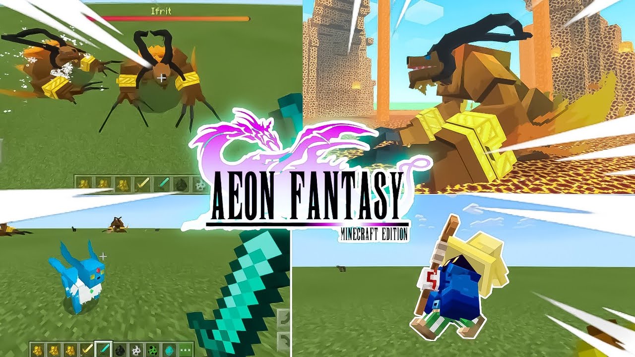 Aeon Fantasy!! ADDON Minecraft PE/BE 1.17+ | Aeon Fantasy Addons MCPE ...