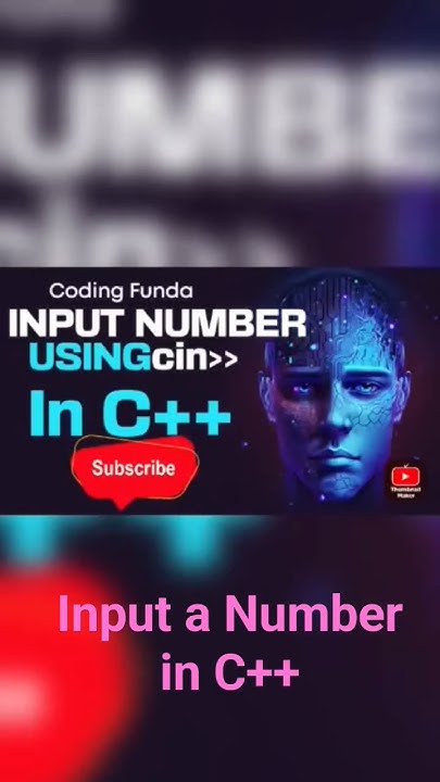 INPUT A NUMBER IN C++ || Using cin Function #objectorientedprogramming #shorts - YouTube
