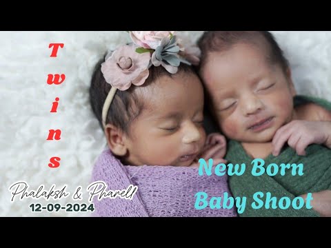 New born Baby Shoot Video | Twins new born video | Videography of twin ...