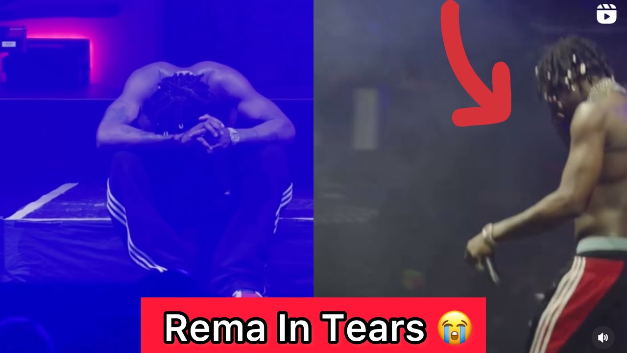 Moment Rema Broke down In Tears During His Sold Out Concert In UK - YouTube