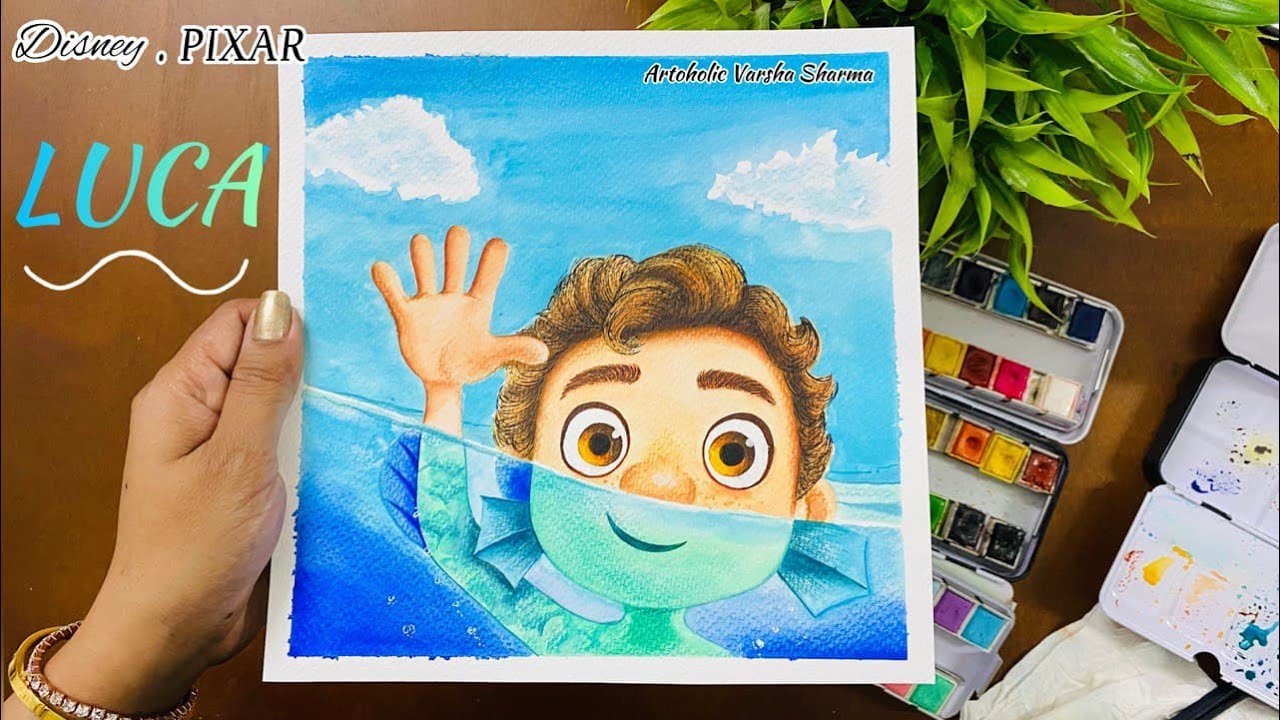 Disney and Pixar’s Luca | How to Draw Luca - YouTube