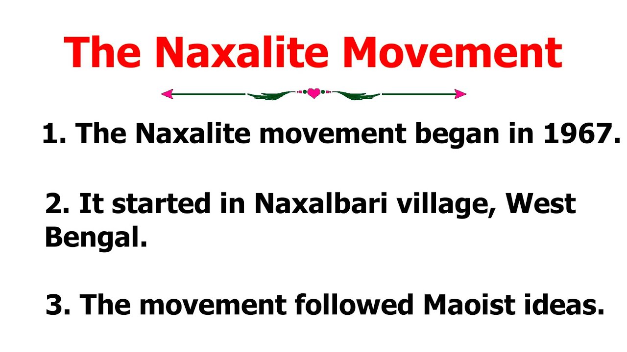 10 Lines Essay On Naxalite Movement | 10 Easy Sentences About Naxalite ...