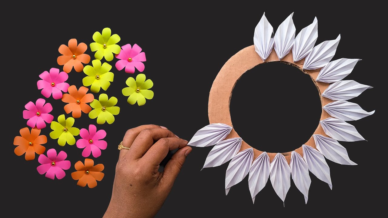 Beautiful Easy Paper Wall Hanging/DIY Paper Craft For Home Decoration ...