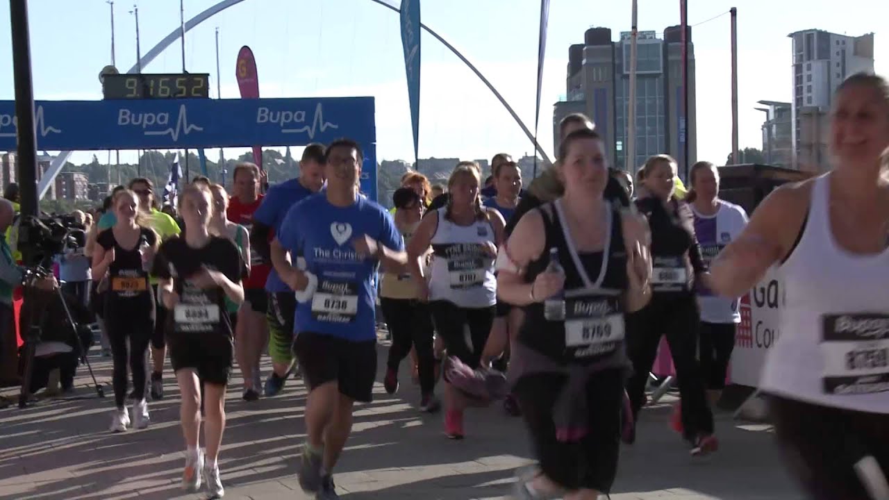 Jog on the Tyne: Bupa Great North 5k run review - YouTube