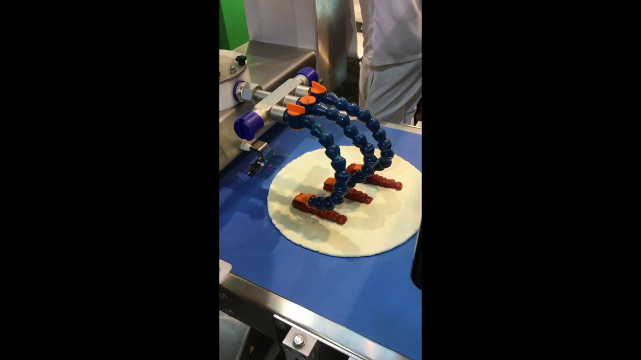 Automated Pizza Production Line - YouTube