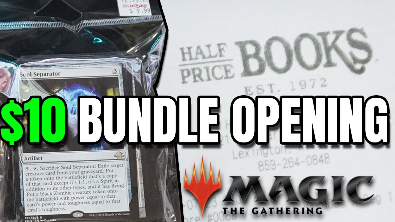 MTG RANDOM Bundle Unboxing/Pack Opening from Half-price BOOKS! - YouTube