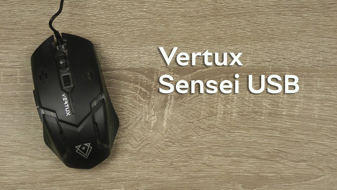 Розпаковка Vertux Sensei USB - YouTube