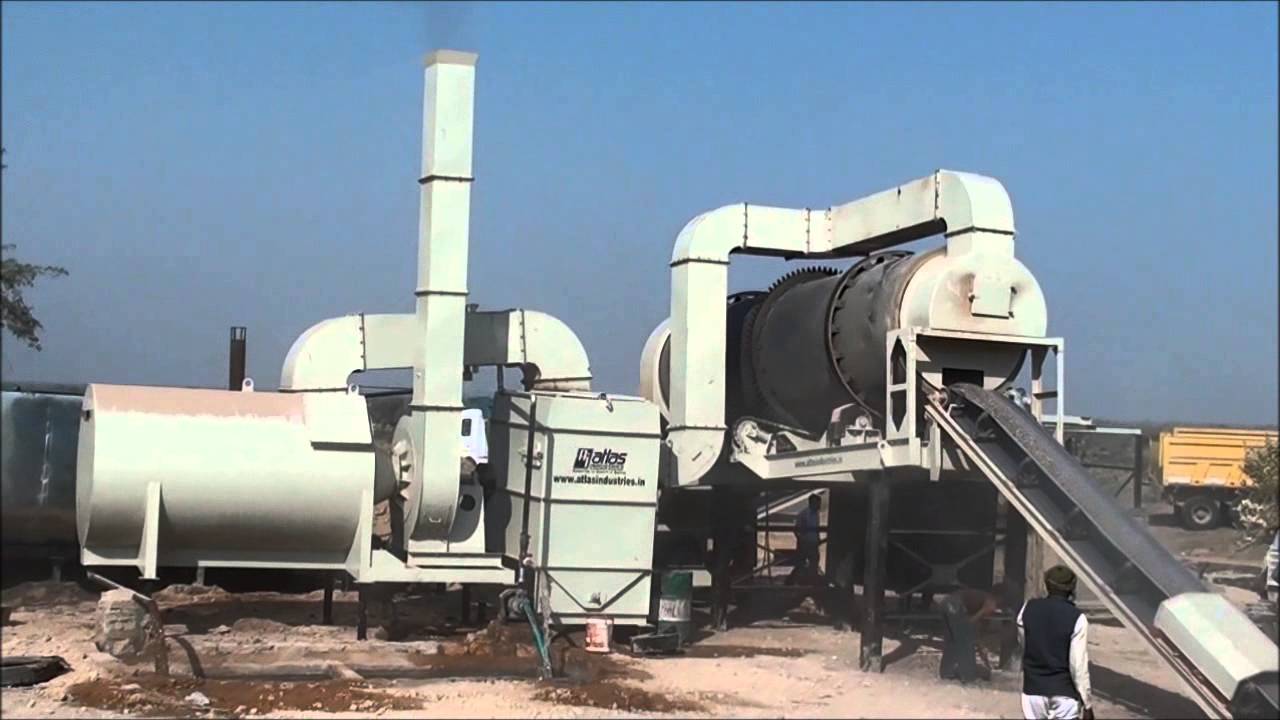 Pollution control systems of asphalt plant - YouTube