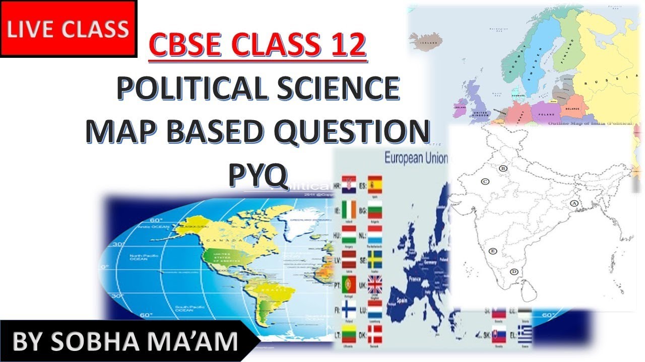 CBSE Class 12 Political Science Map Based Question Very Important for ...