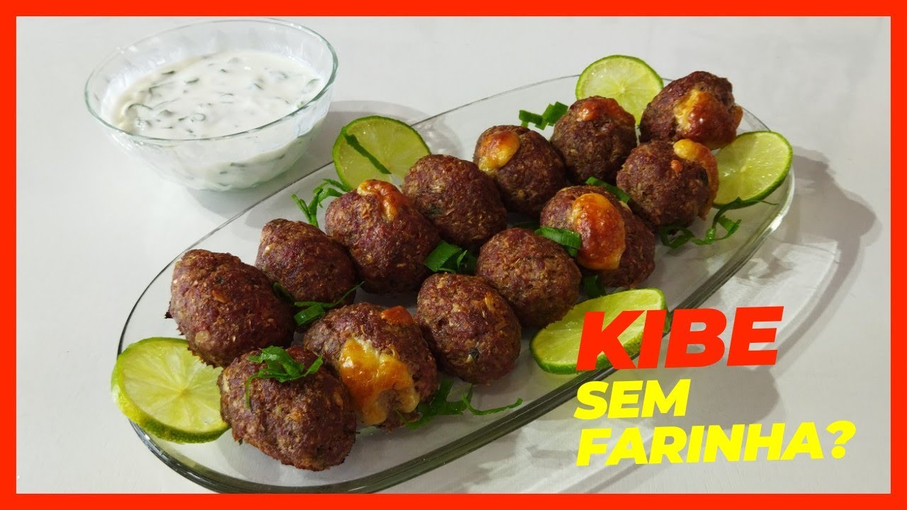 Receita de KIBE sem FARINHA DE TRIGO e sem FARINHA DE KIBE! COMO FAZER ...