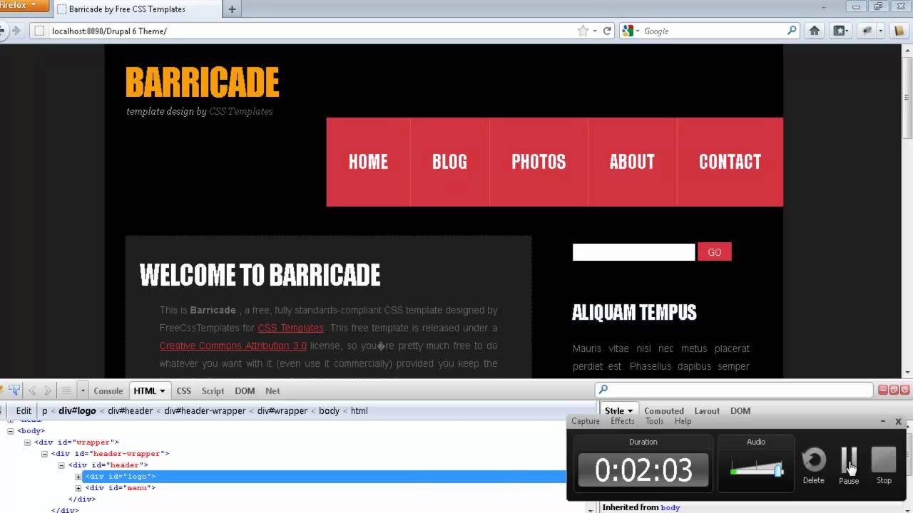 Drupal 6 Custom Themeing in Bengali Part 2 - YouTube