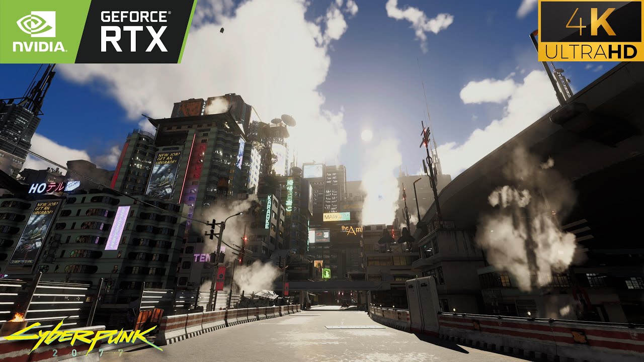 4K HDR Cyberpunk 2077 Ultra Photorealistic Next-Gen Path Tracing Real ...