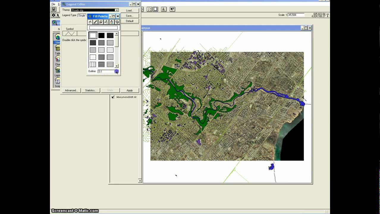 Arcview 3.3 tutorial #2 - Adding Data and Editing your Legend - YouTube