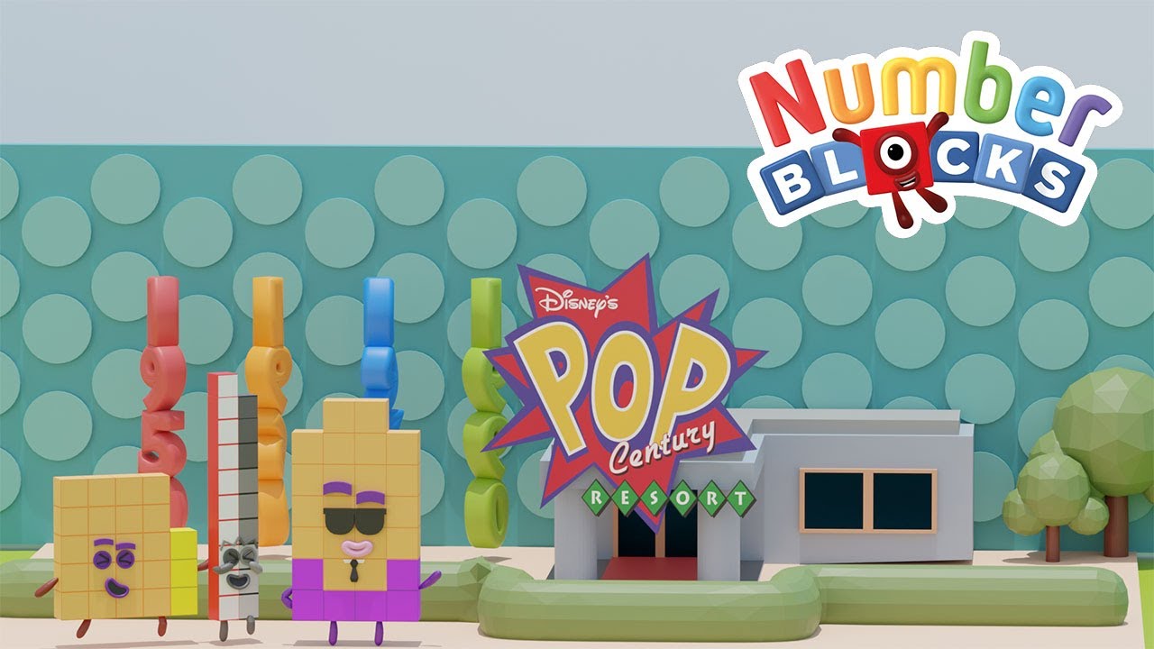 [3D ANIMATIONS] Numberblocks 192326 Visit Disney’s pop century resort ...