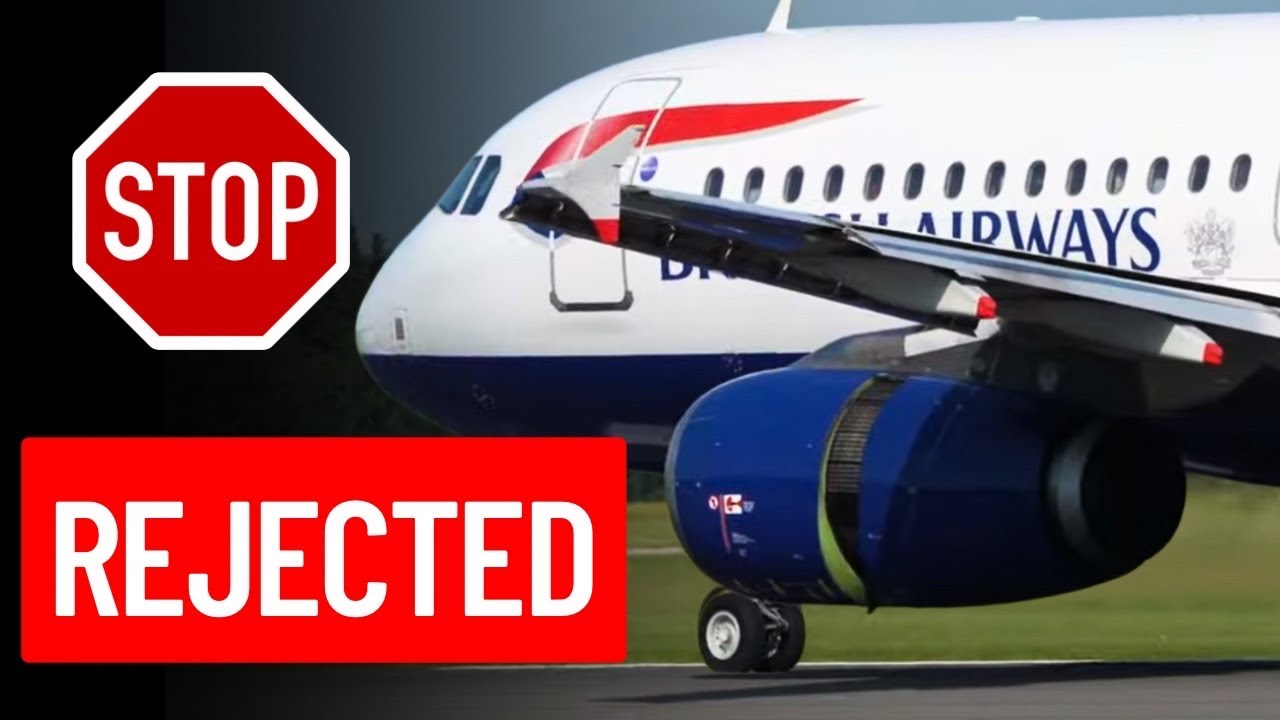 CLOSE UP Rejected Take off at 3h1m - YouTube