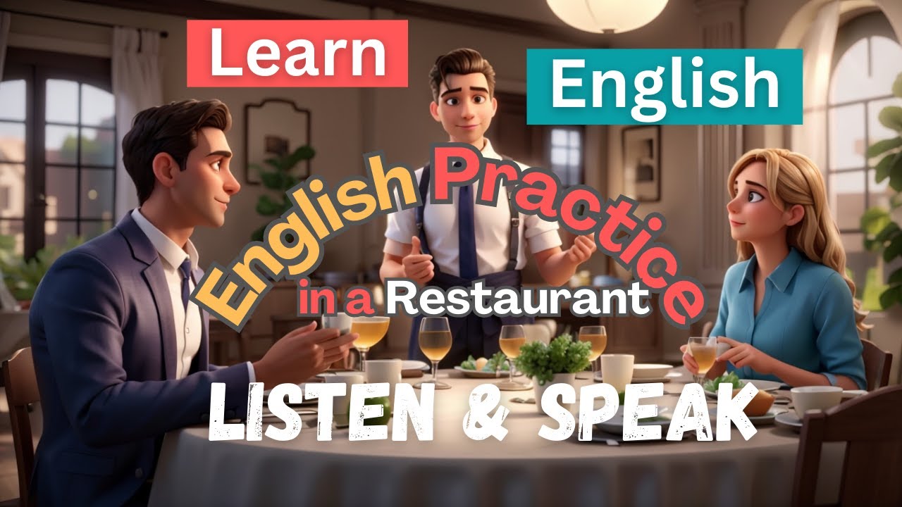 Learn English Through Stories | At a Restaurant | English Listening ...