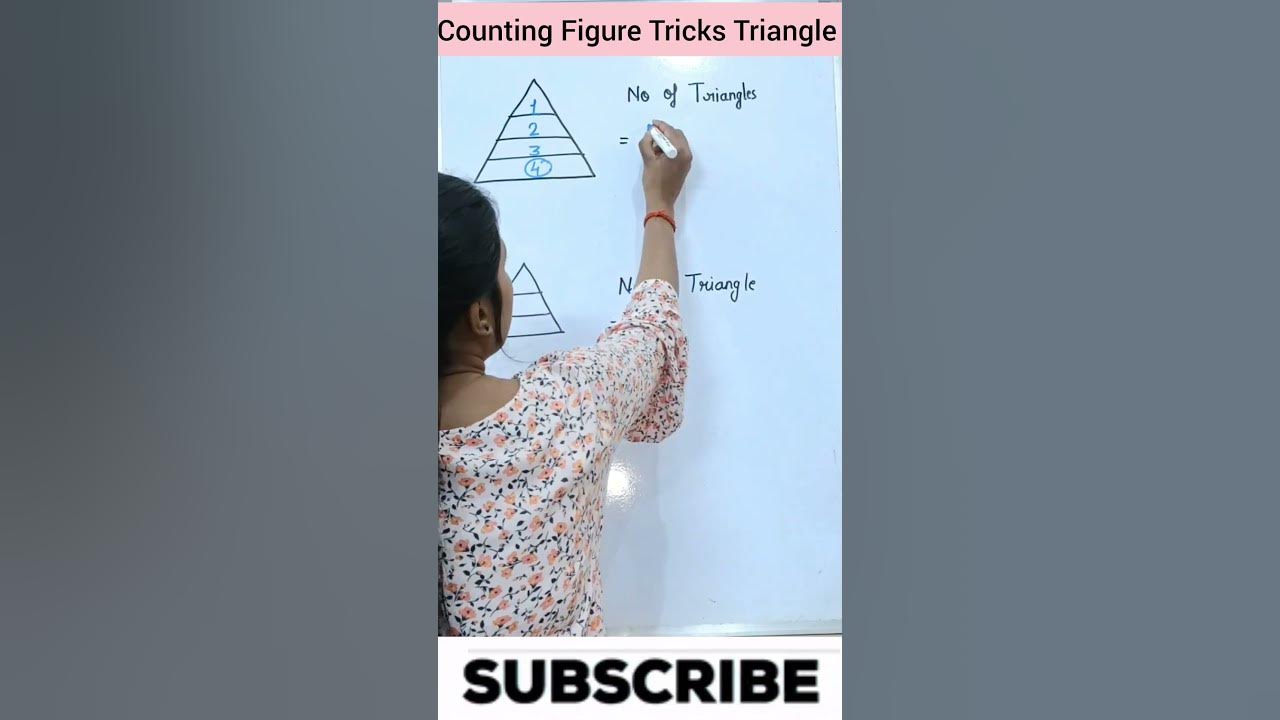 Counting Figures Triangles|Counting Figures Reasoning Shortcut Tricks 🤔|Triangle Counting # ...