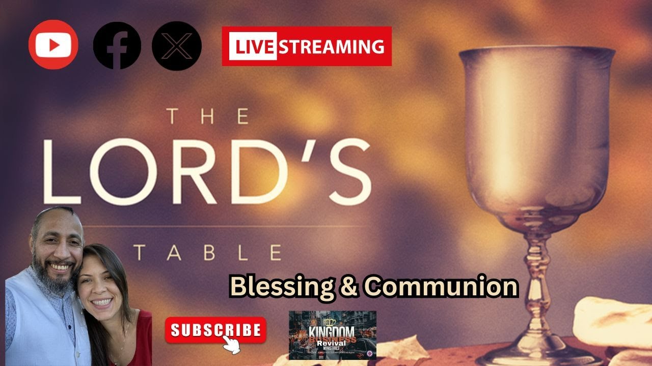 The Lord's Table Blessing & Communion #communion #jesus - YouTube
