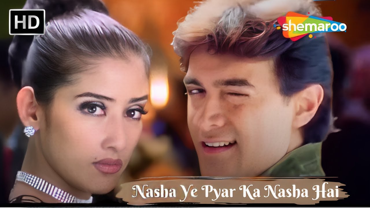 Nasha Ye Pyar Ka Nasha Hai | 90s Hindi Superhit Song | Aamir Khan Ki ...