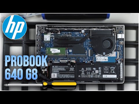 HP ProBook 640 G8 von Innen - RAM, SSD, Akku, Lüfter wechseln