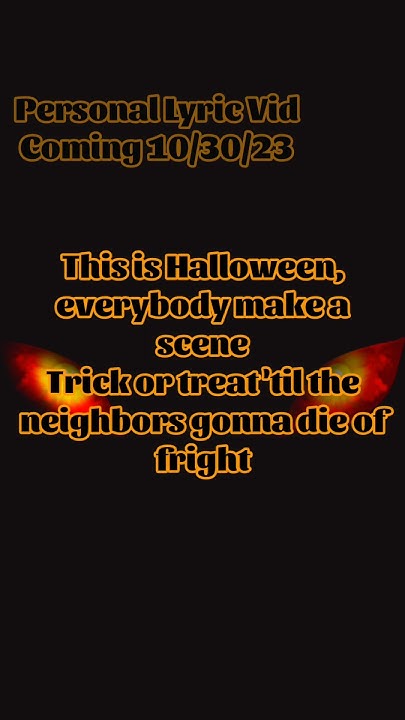 Citizens Of Halloween Town - This Is Halloween - YouTube