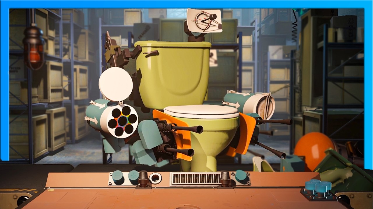 Surviving a Desk Job with Weaponized Toilets?! - YouTube