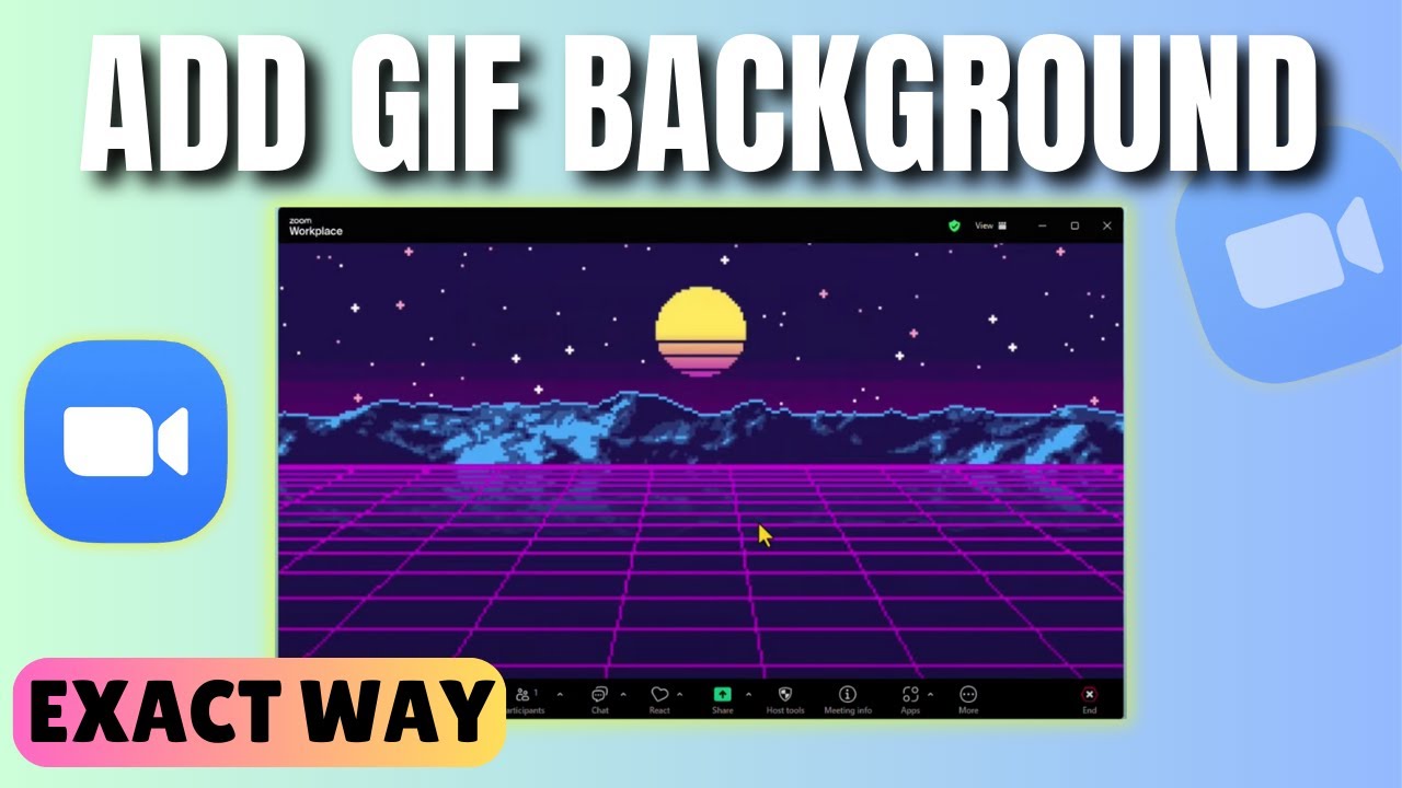 How to Add GIF Background in Zoom 2026 - YouTube