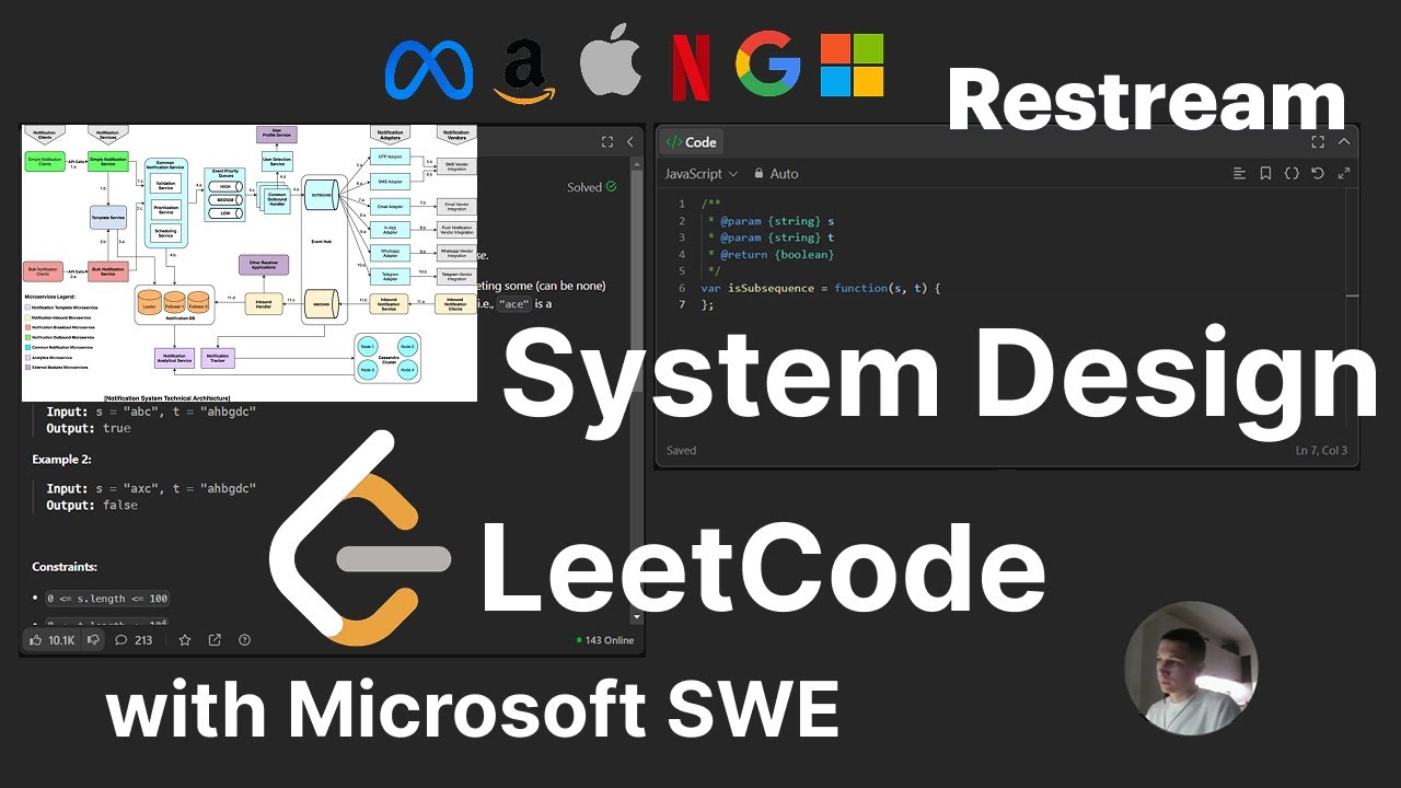LeetCode and System Design with Microsoft SWE #11 - YouTube