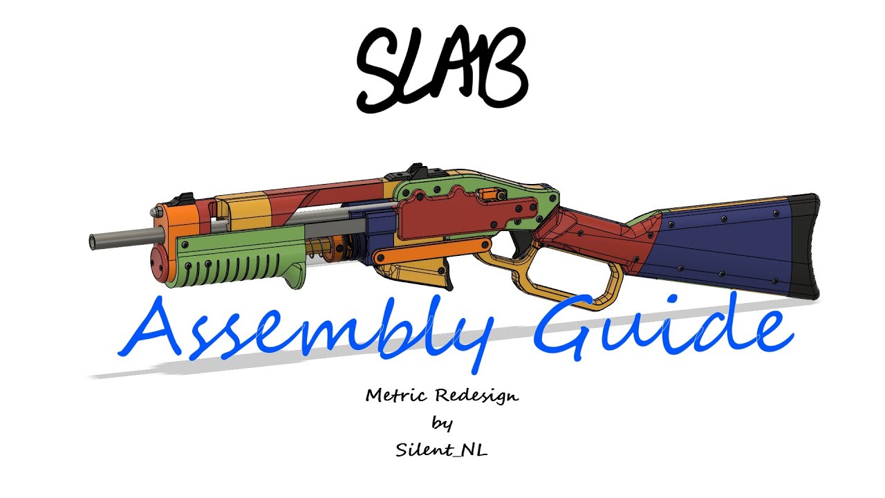 SLAB (Silly’s Lever Action Blaster) - Metric Redesign - YouTube