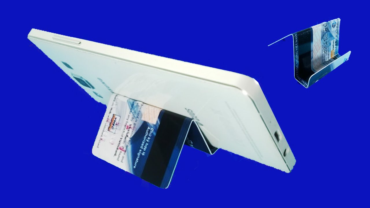 How to make smartphone/tablet holder in 30 seconds - YouTube