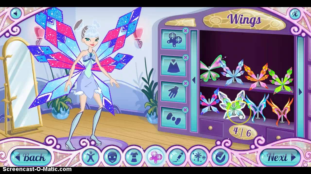 lets play winx dress me up ep 3 - YouTube