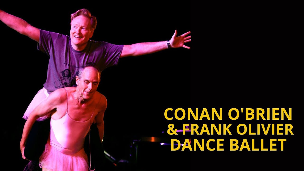Conan O'Brien dancing ballet with Frank Olivier - YouTube