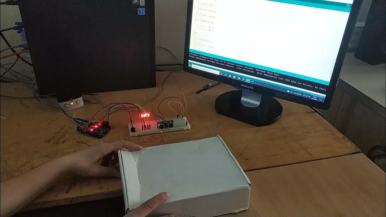 Arduino kodları ile Araba park sensörü yapımı - YouTube