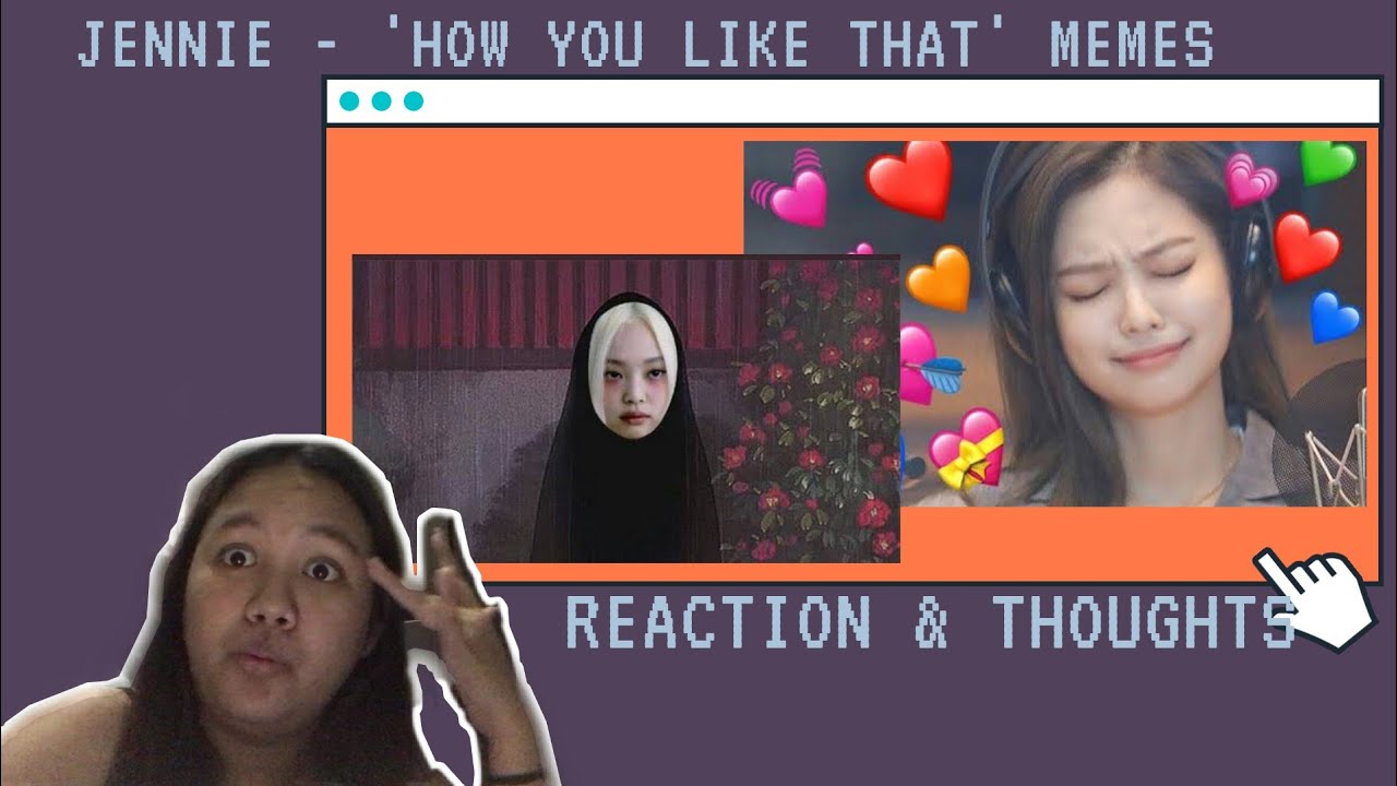 BLACKPINK - JENNIE MEMES REACTION | Arianne Kay - YouTube