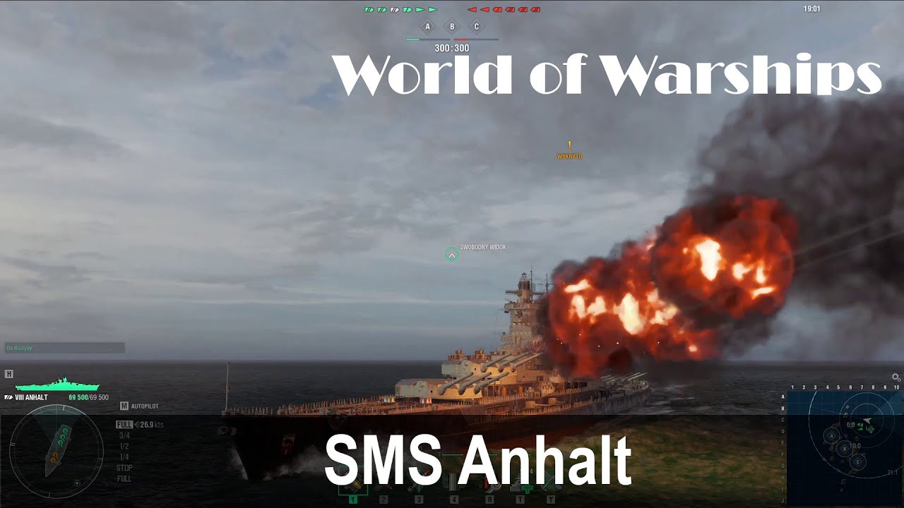 SMS Anhalt — German Tier VIII battleship - World of Warships - YouTube