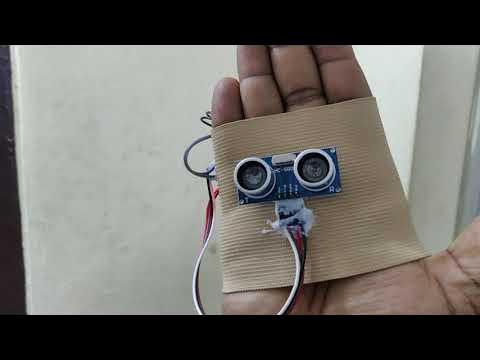 Third-Eye for blind person using SRO4 , ARDUINO NANO, Vibration motor ...