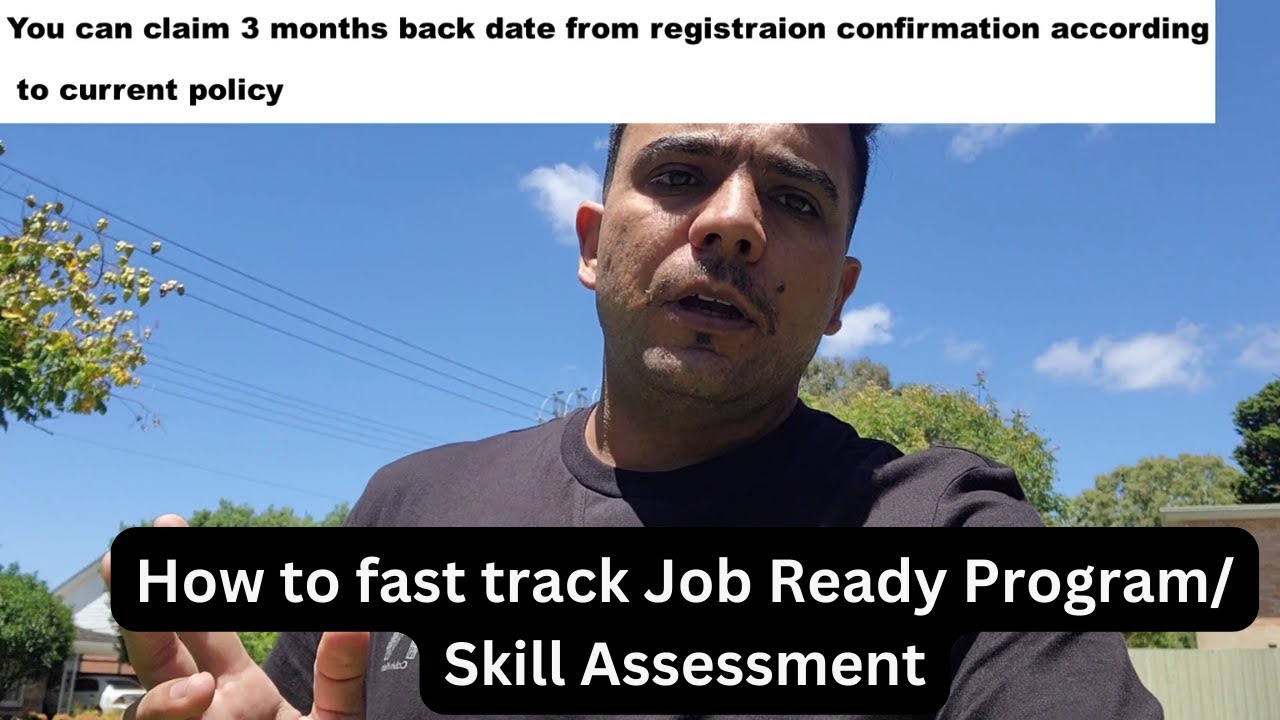 How to fast track JRP | How to fast process my job ready program ...