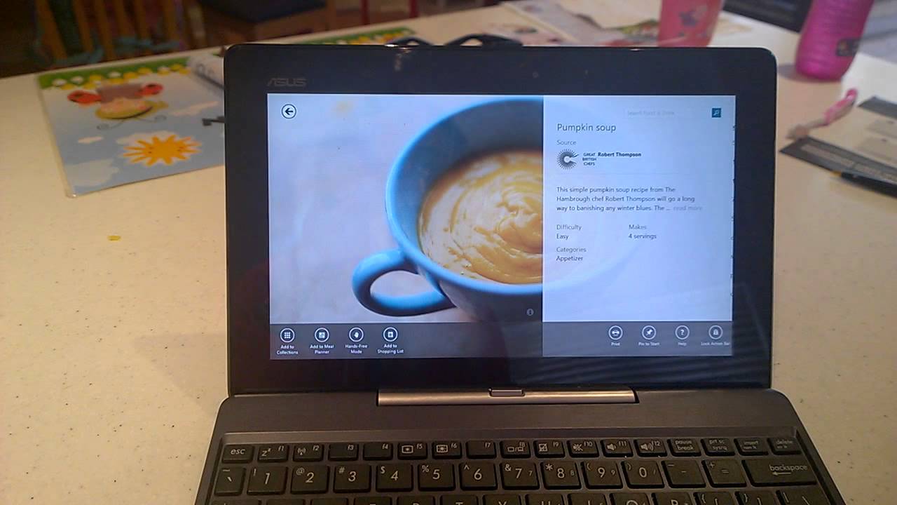 Hands Free Mode - cooking with Bing Food and Drink App - YouTube