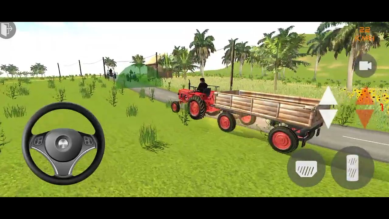 Indian Tractors Simulator 3D Real Game New new update Mahindra Tractors ...