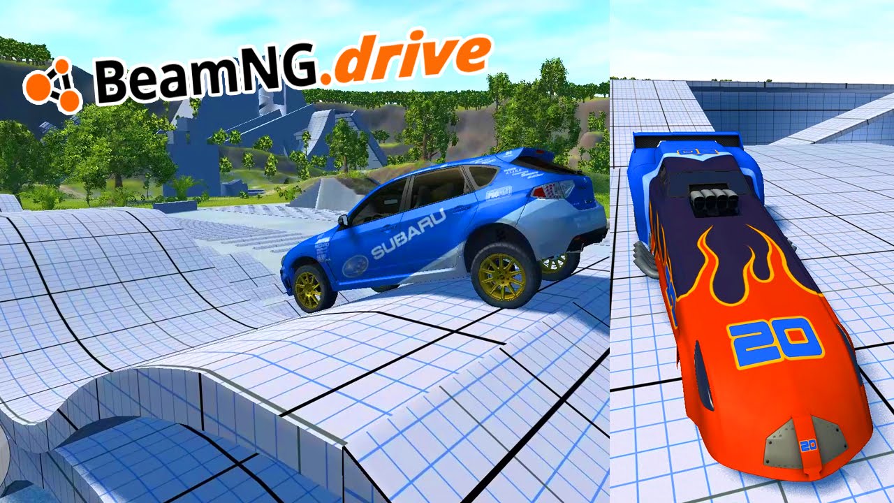 BeamNG Drive - Rampando de SUBARU IMPREZA e ANNIHILATOR ÉPICO! - YouTube