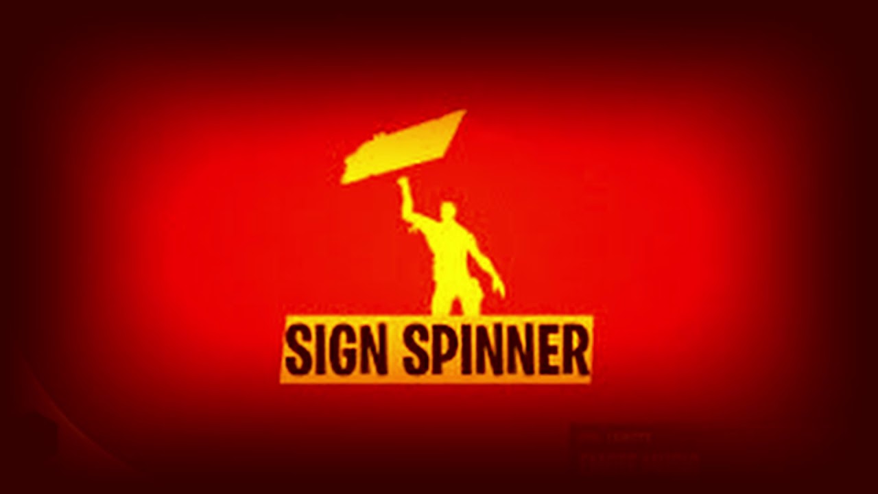 Fortnite Battle Royale Sign Spinner Emote Season 9 EARRAPE - YouTube