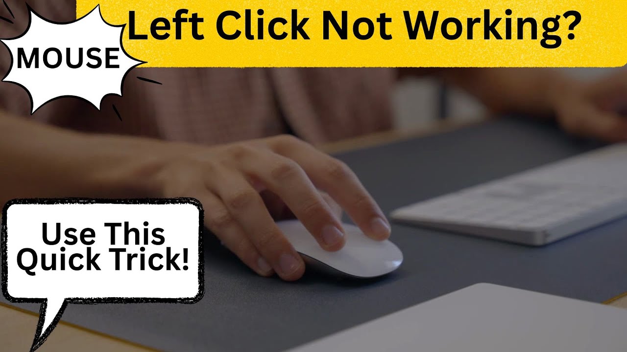 Left Click Not Working? Use This Quick Trick! - YouTube