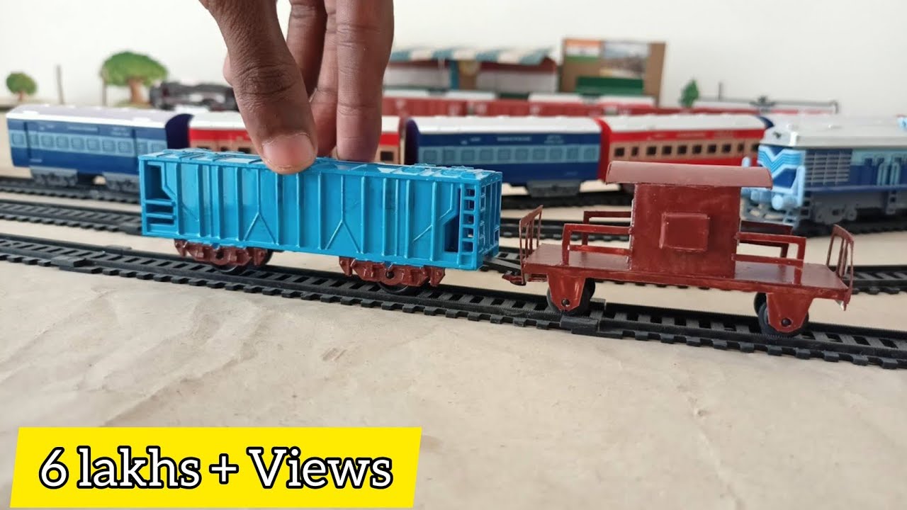 How To Make Goods Gaurd (BVZC) Indian Model Freight Train with ...