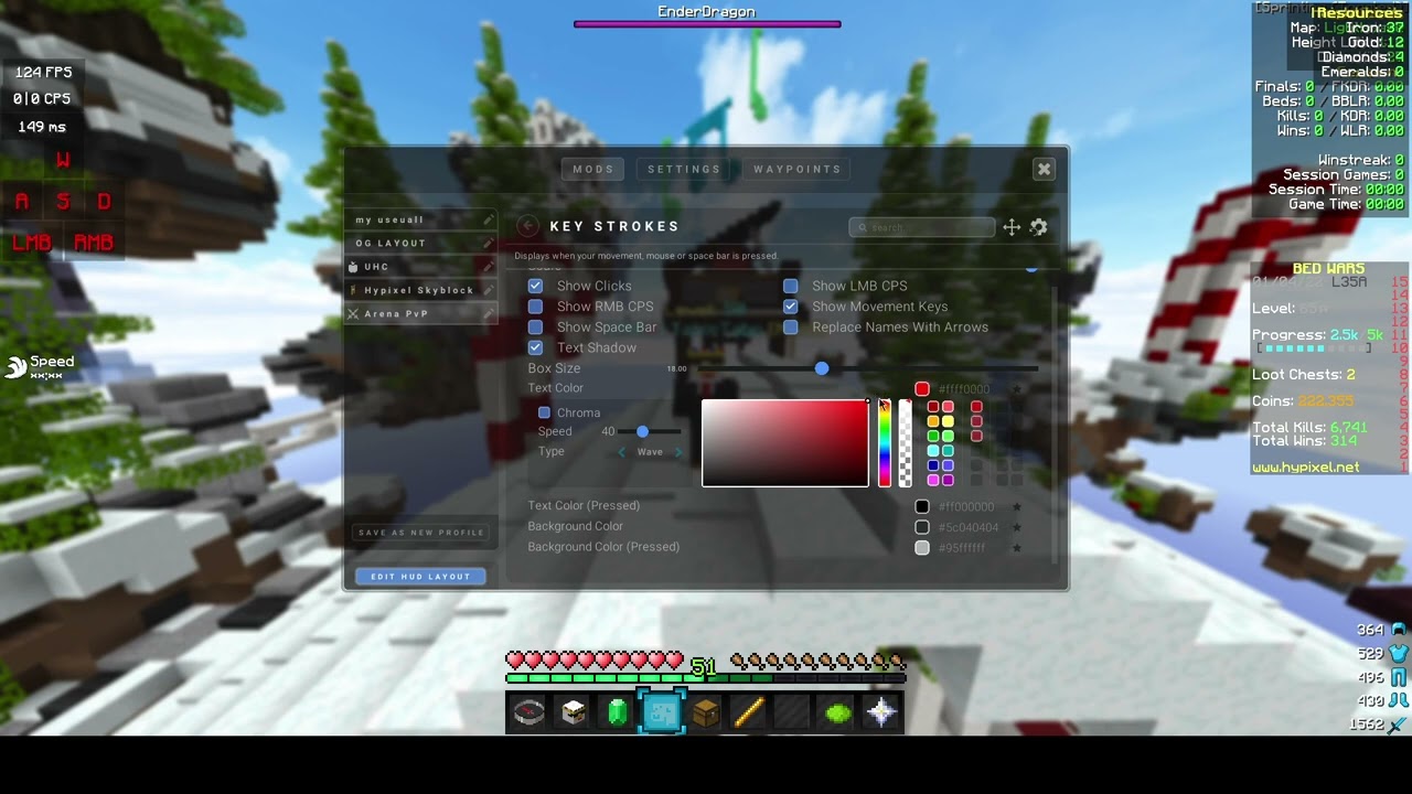 How To Get Rainbow Keystroke Animation on Lunar Client!! *UPDATED 2022 ...