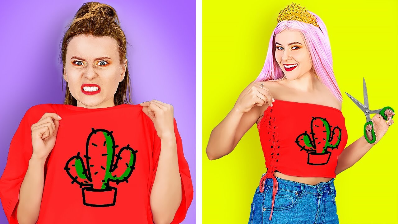 GENIUS OUTFIT HACKS FOR SMART GIRLS || Beautiful Fashion Ideas! Upgrade ...