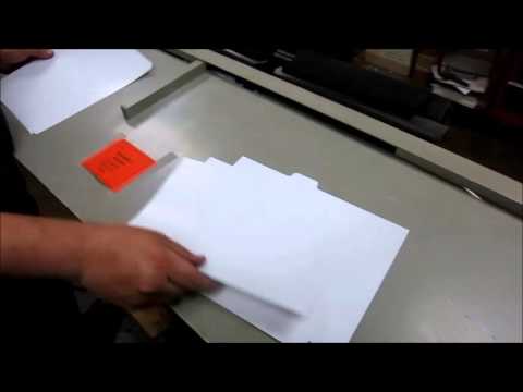 Scott Index Tab Cutting Machine Heavy Duty Model - YouTube