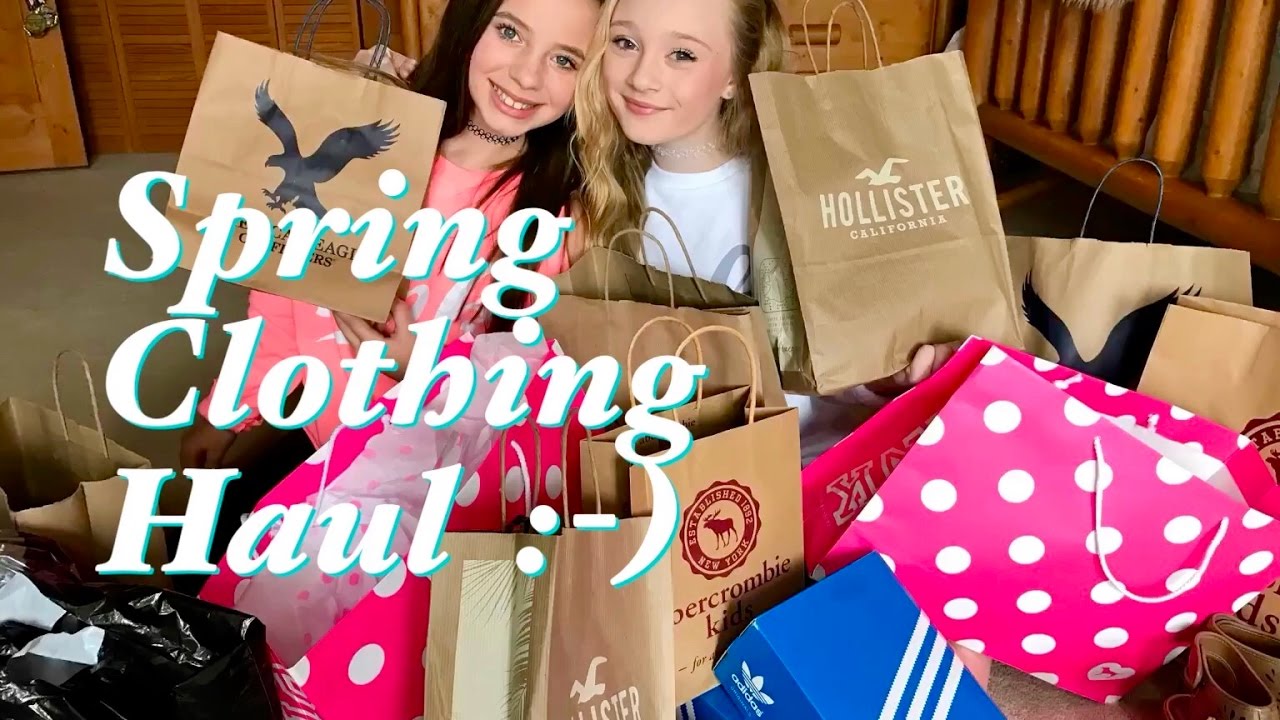 Huge Spring Clothing try on Haul 2017 with Princess Ella & CC - YouTube