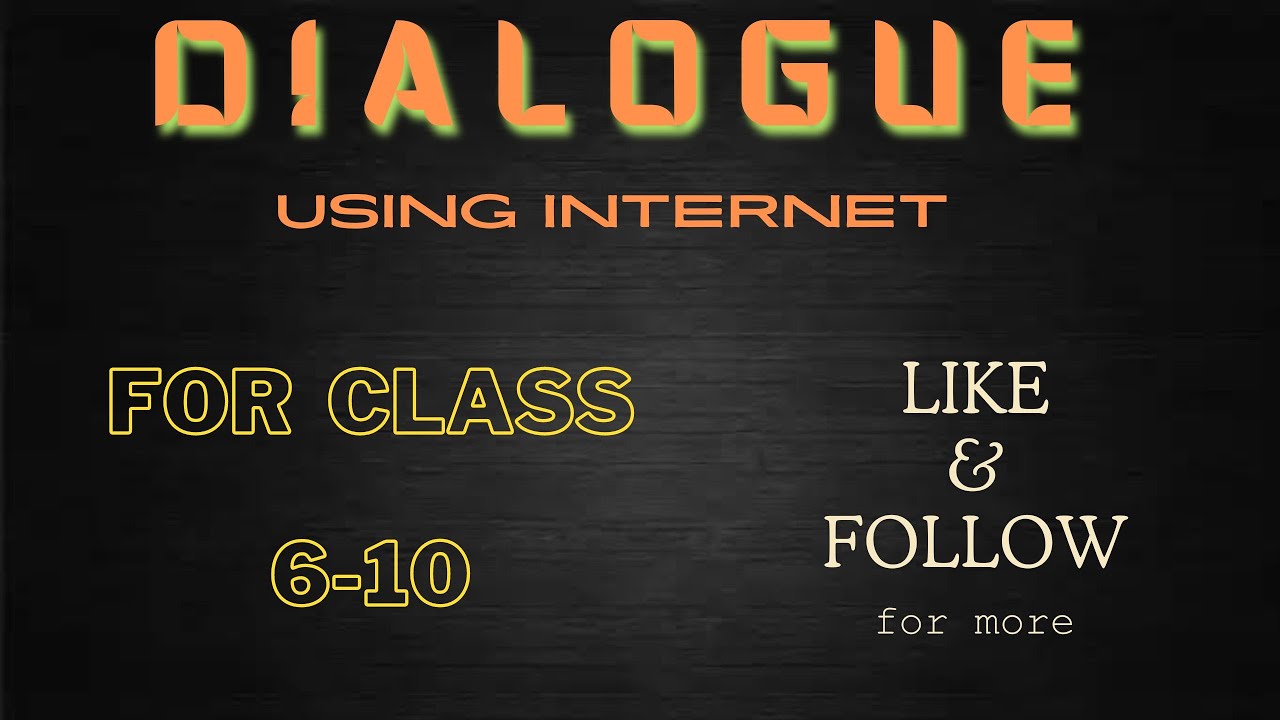 Dialogue of using internet 2023 .With Ai voice Bangla to English ...